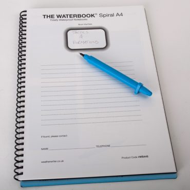 WaterBook Spiral Notebook A4 – WeatherWriter